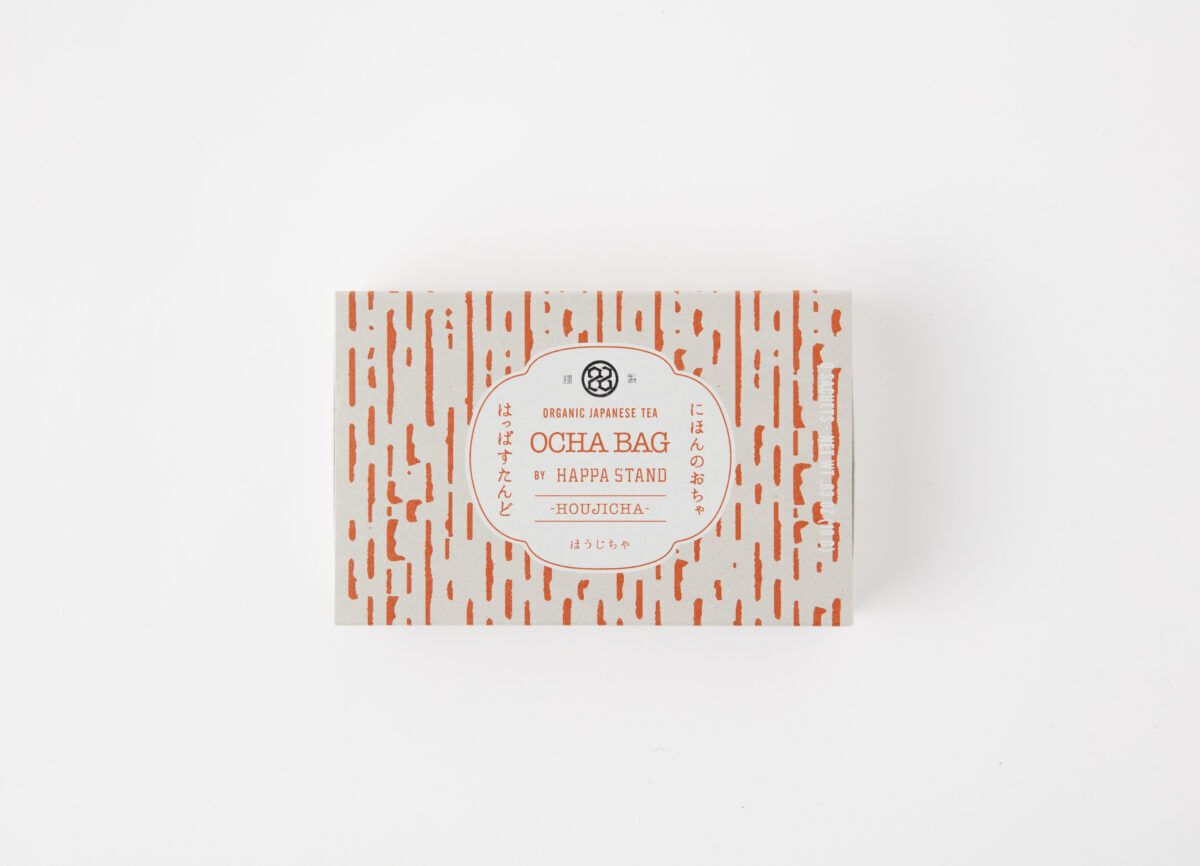 HAPPA STAND OCHA BAG「HOUJICHA」(ほうじ茶ティーバッグ 6袋 / 箱) | Neighbors Food Market